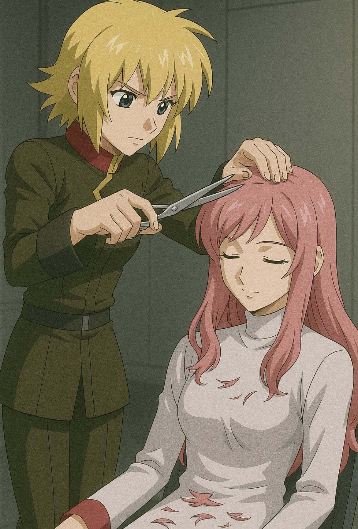 断髪小説〜ガンダムSEED編〜ラクス.ver｜BBBJJJ