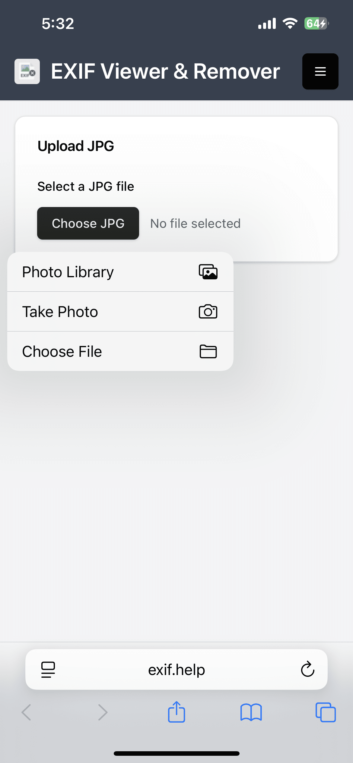 Exif.helpを使って画像に含まれるExifデータの表示と削除する方法｜ヒデさん