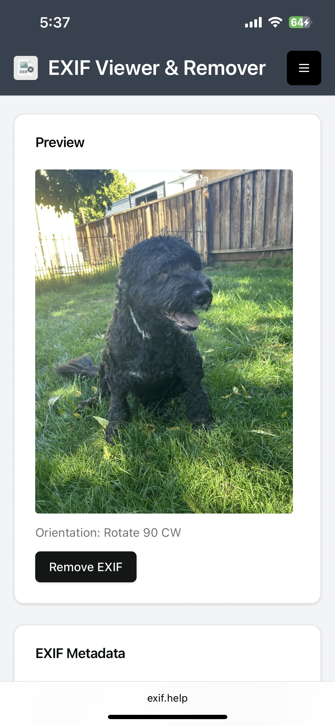 Exif.helpを使って画像に含まれるExifデータの表示と削除する方法｜ヒデさん