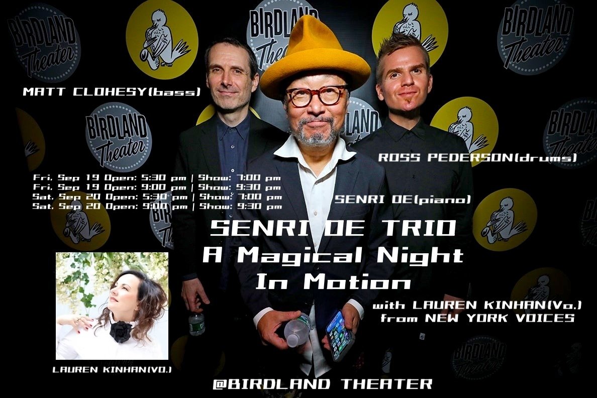 魔法の夜が動き出す！ゴソゴソ！SenriTrio｜SENRI OE 大江千里