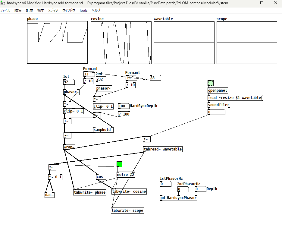 [PureData] How to Make "Hardsync phasor~"｜mashiroa 真城亜