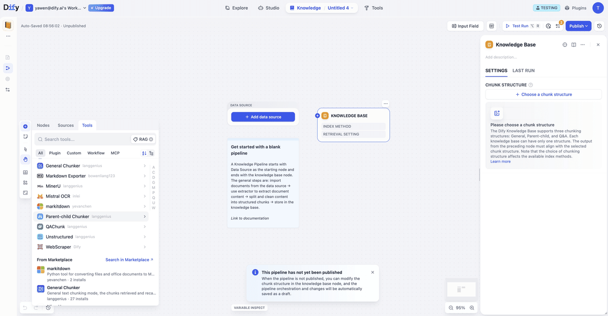 Dify2.0のRAGパイプラインの使い方を解説！｜Dify Base
