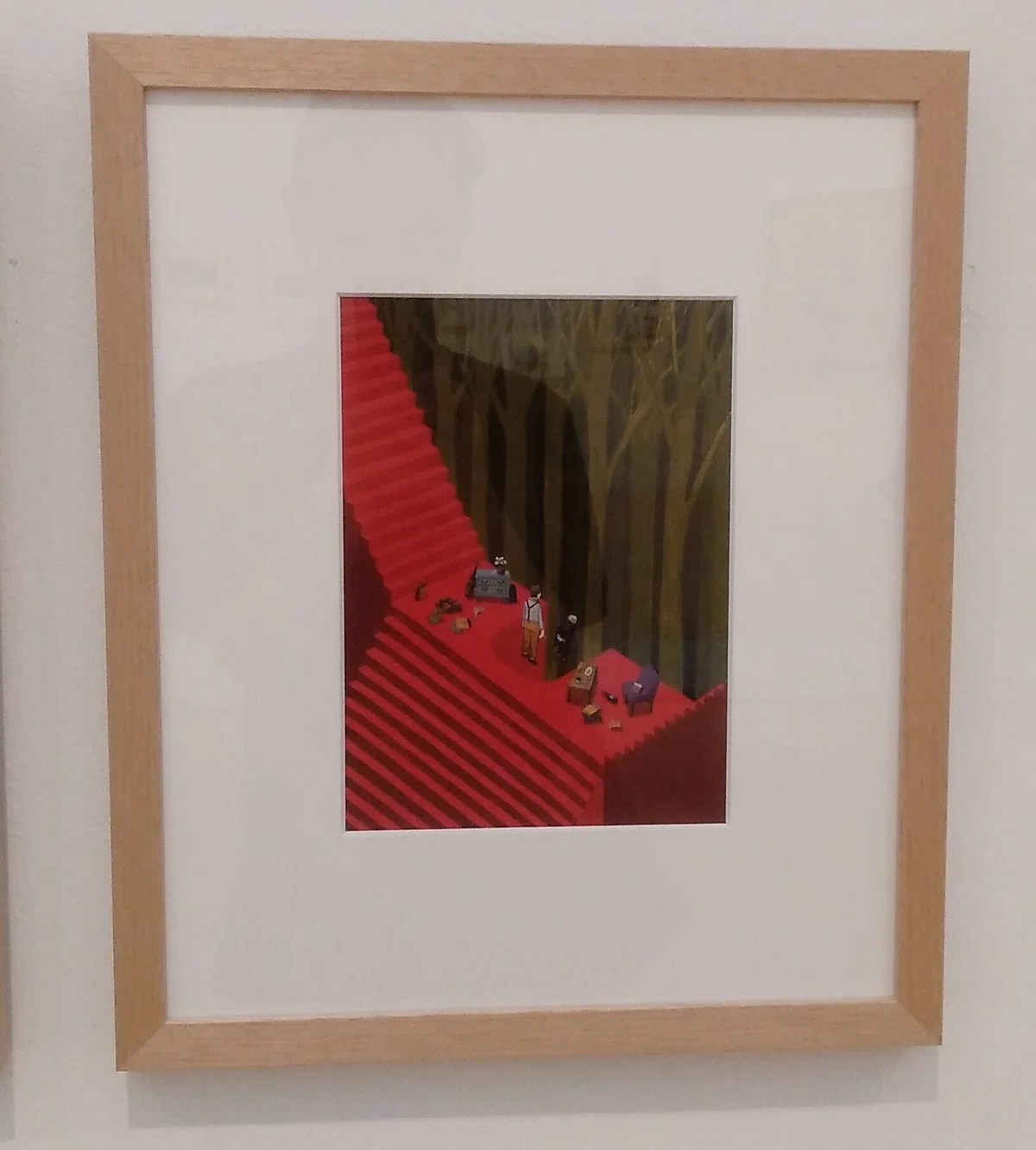 横須賀美術館「世界の絵本パレード」展EDNE junaida 2021年 複製※オリジナルは紙に鉛筆、ポスターカラーで制作 白泉社 2022 ...