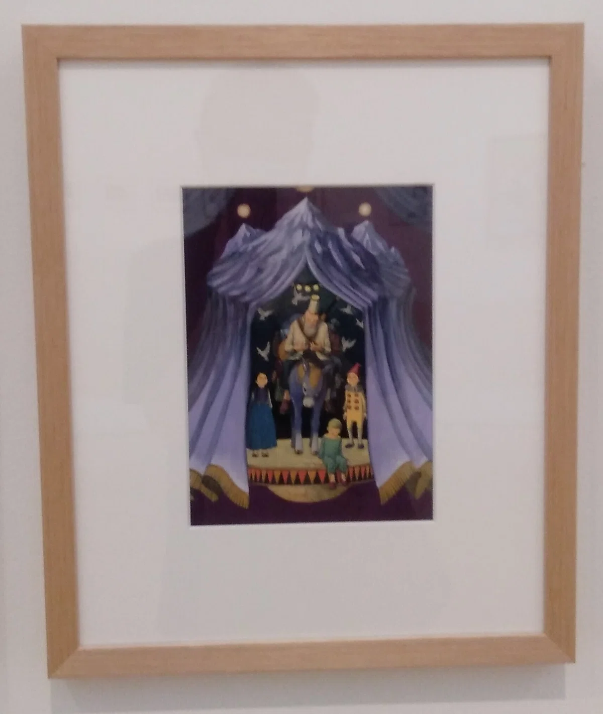 横須賀美術館「世界の絵本パレード」展EDNE junaida 2021年 複製※オリジナルは紙に鉛筆、ポスターカラーで制作 白泉社 2022 ...