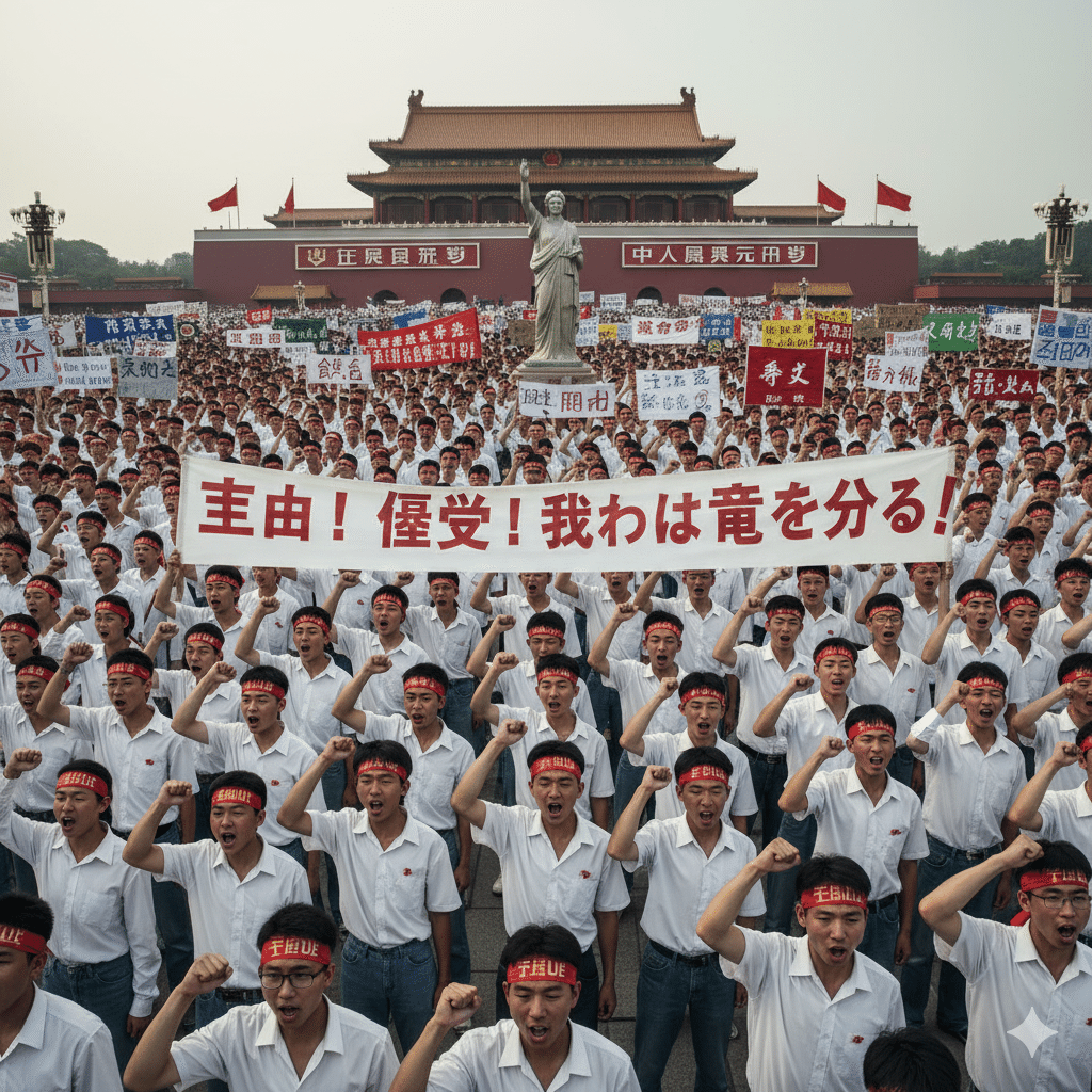 天安門事件について｜Moca Cameron