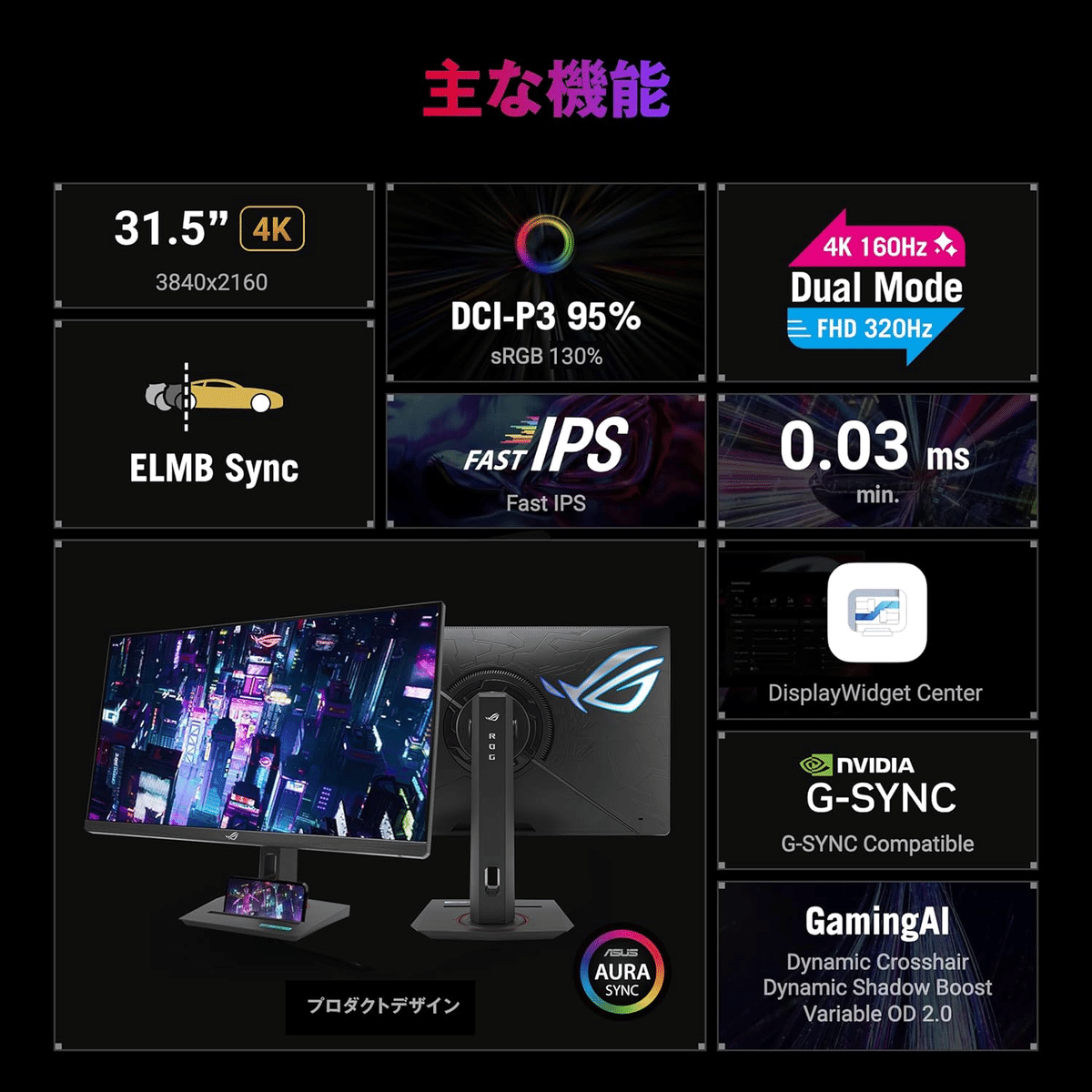 ASUS ROG Strix XG32UCG — 32型 4K ゲーミングモニターの高リフレッシュを堪能｜りょー｜ガジェット好きインフラエンジニア