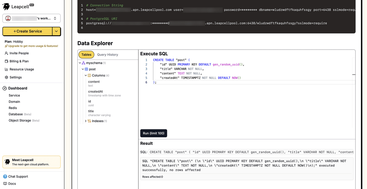 最初の1行のコードからライブデプロイまで10分：超高速Nest.jsブログコース｜Leapcell