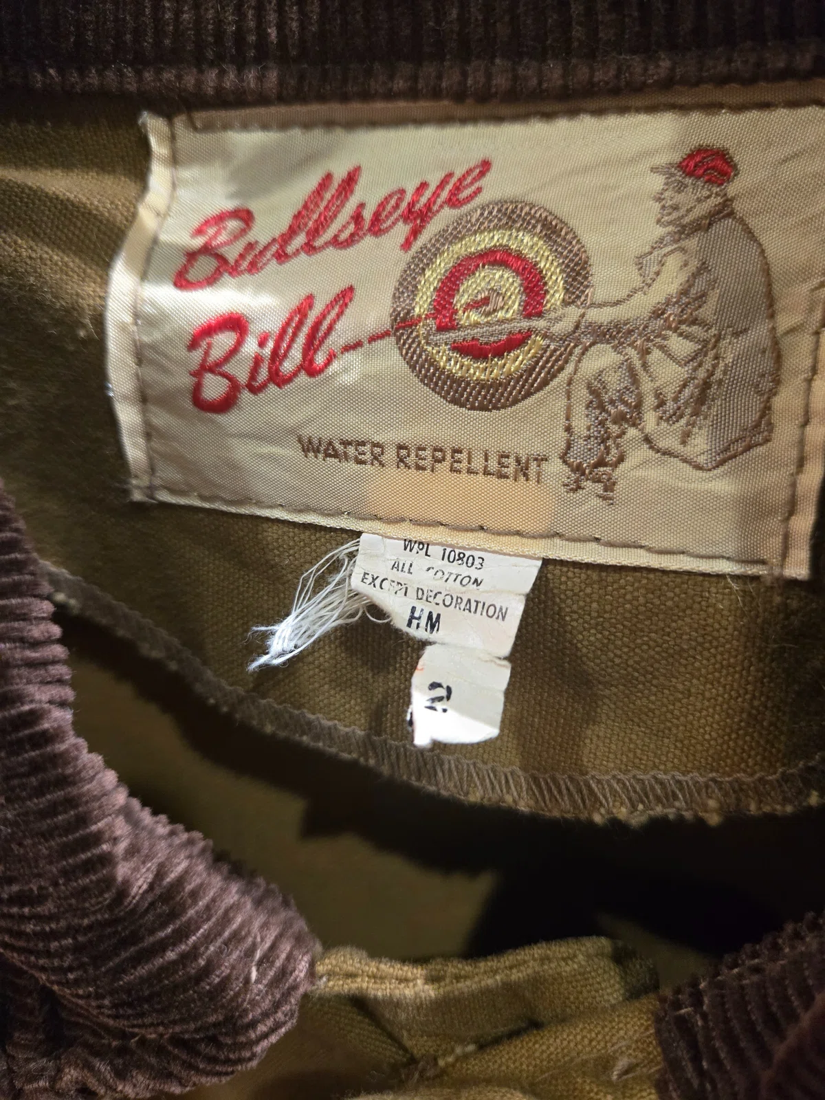~1960年代 Bullseye Bill ハンティングジャケット ーアメリカの狩猟文化を支えたウェアー｜小倉 古着屋 Border Line