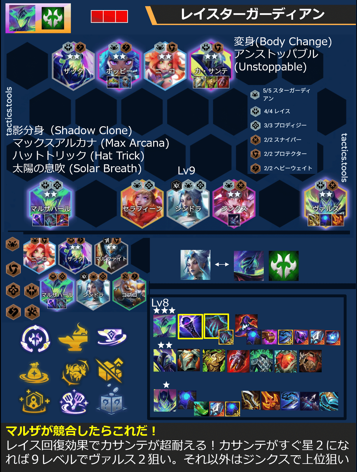 TFT構成集Patch15.4 中盤ファイッ！｜Orgap