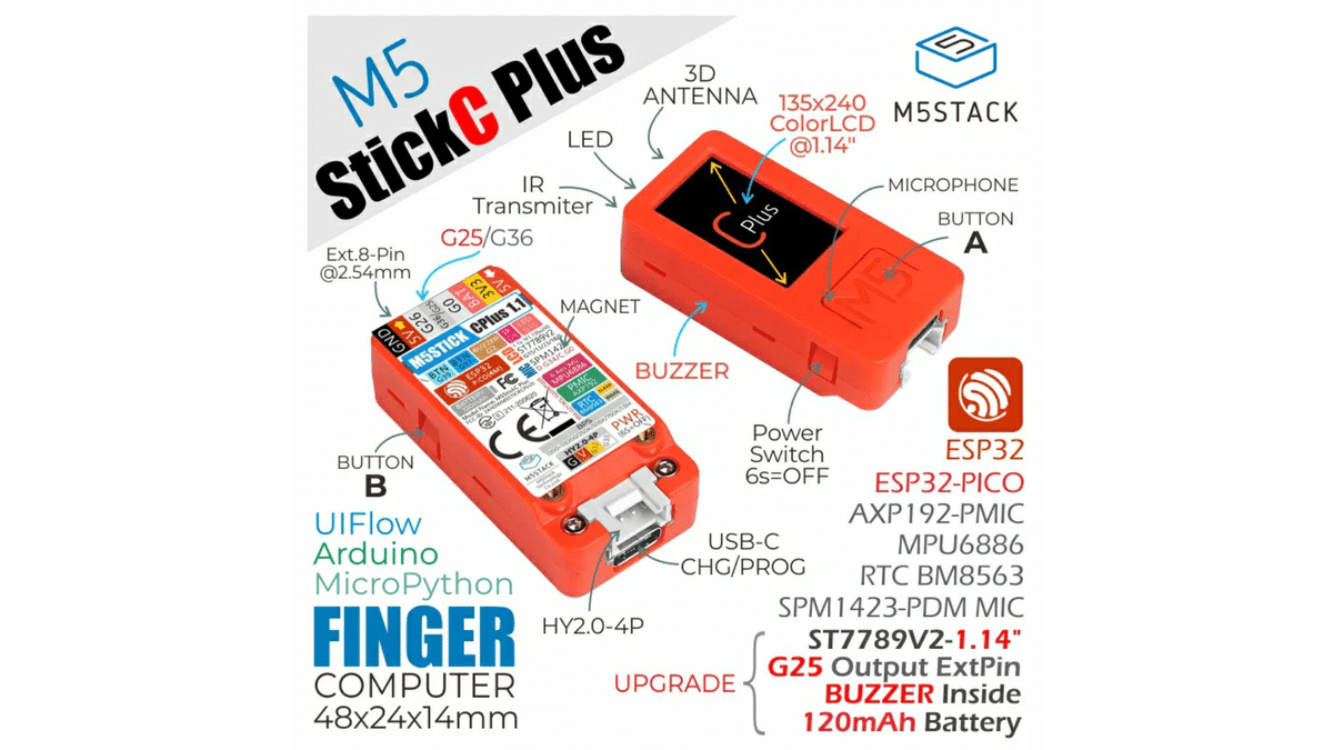 手のひらサイズの魔法のデバイス！M5StickC Plusで誰でもIoTクリエイターになれる【スイッチオンラボ電子工作部】｜スイッチオンラボ