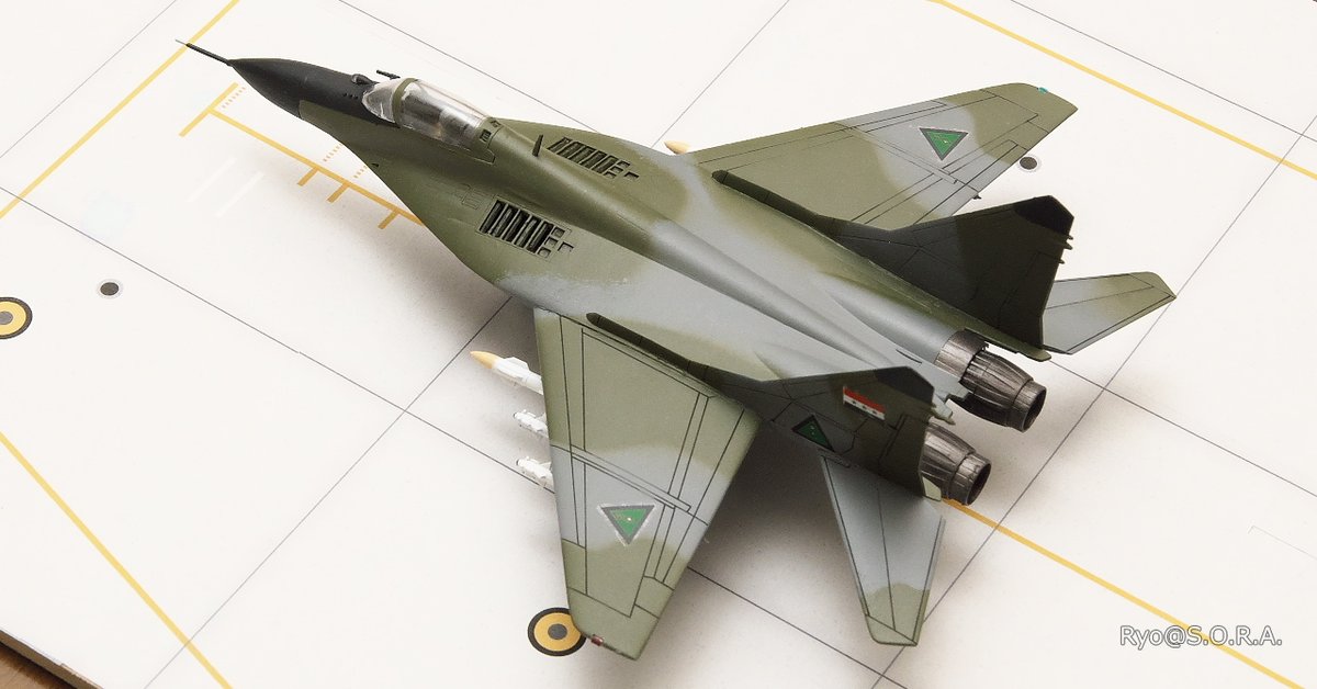 プラモデル製作記 ホビークラフト 1/72 MiG-29｜Ryo@S.O.R.A.