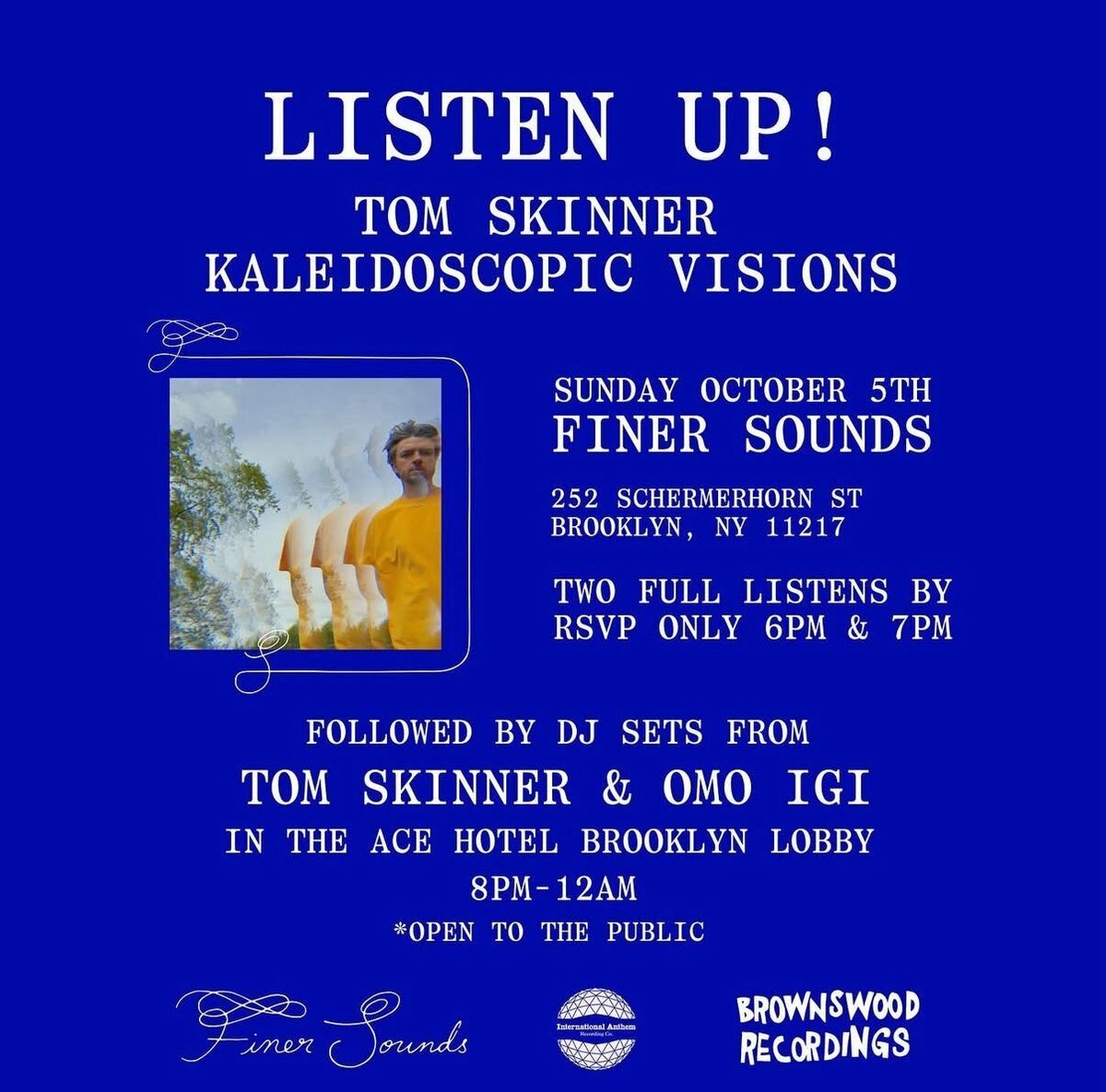 🌃🌃Listen Up! Kaleidoscopic Visions Listening Session with Tom Skinner ...