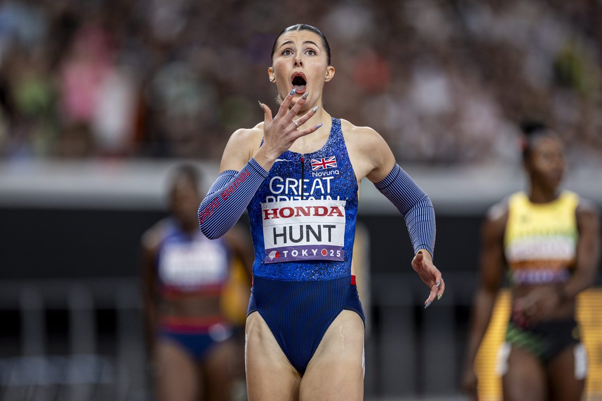 東京2025世界陸上 女子200m 決勝🥈 Amy HUNT 🇬🇧 22.14 ｜EKIDEN NEWS
