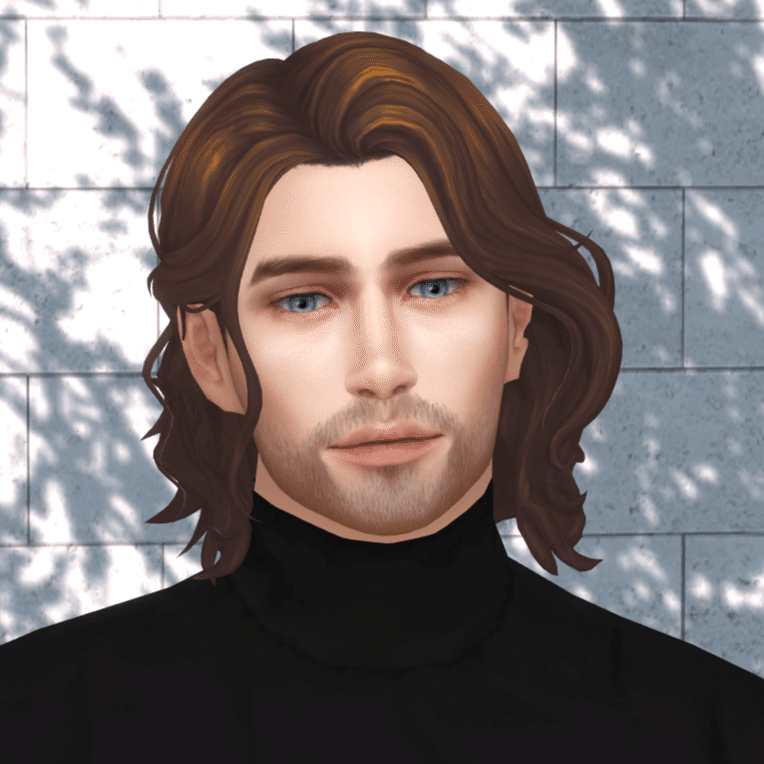 Sims4 男性おすすめ髪CC紹介｜アイク