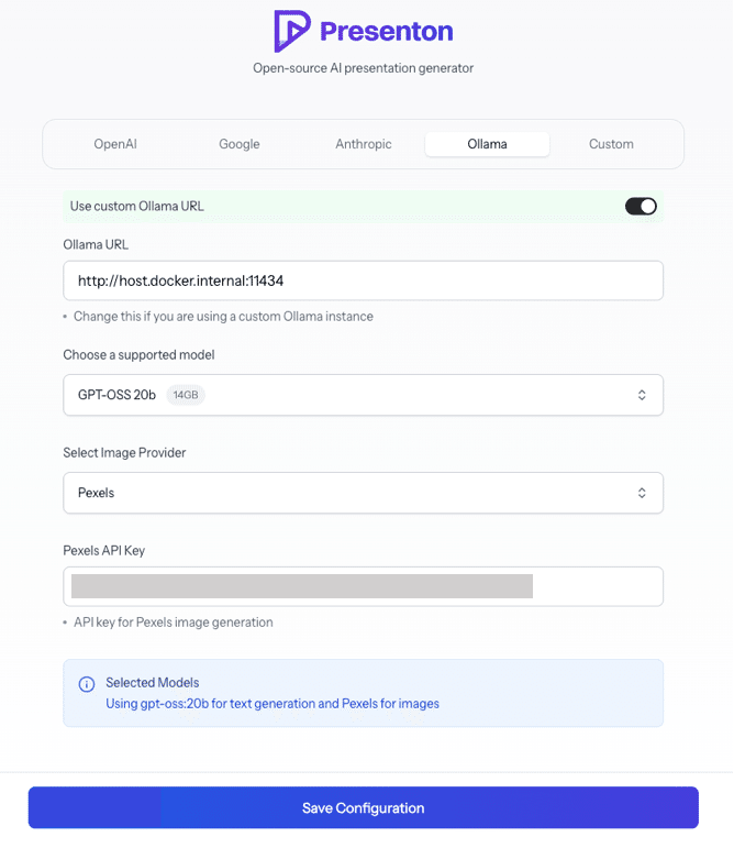 LLM によるスライド生成 OSS・Presenton を試す｜kawamou