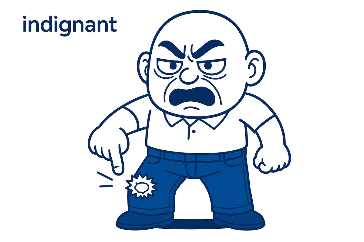 indignant 暗記 | 英単語を語源、連想で覚える。英語学習 、TOEICにも。｜ひで