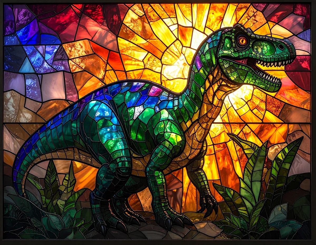 [Firefly Study Log] Day 94 - Stained Glass Dinosaur｜森まり｜会社員＆副業Webライター