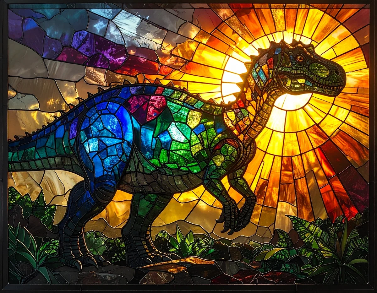 [Firefly Study Log] Day 94 - Stained Glass Dinosaur｜森まり｜会社員＆副業Webライター