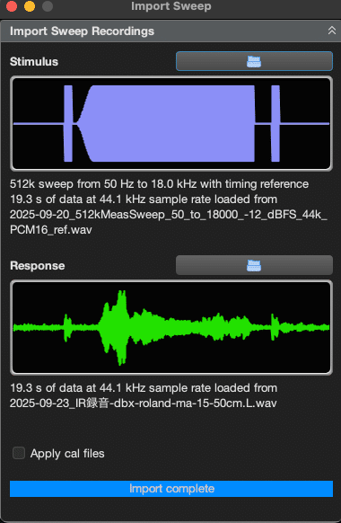 REWを用いたインパルスレスポンスデータの生成 / Generating Impulse Response Data Using REW｜Chino Yoshio｜京田辺の作曲家 ...