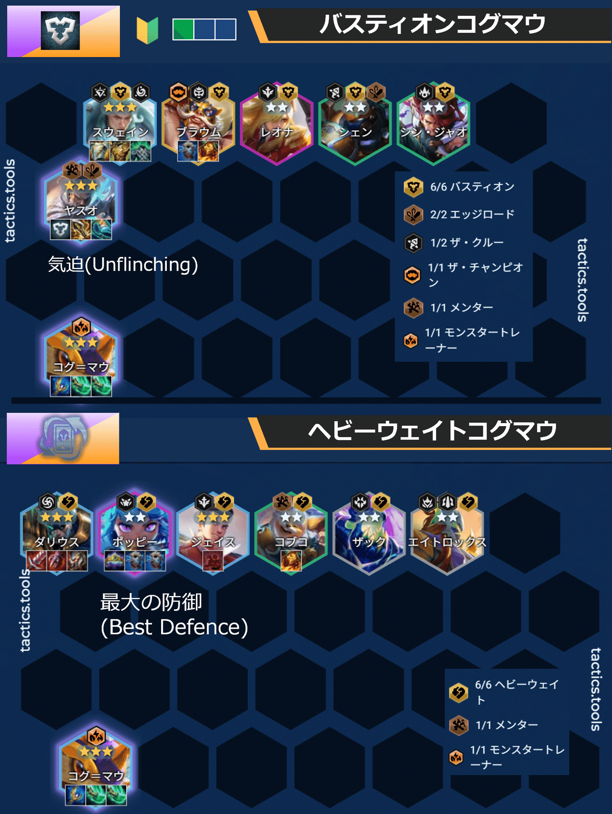 TFT構成集Patch15.5 4コストメタ｜Orgap