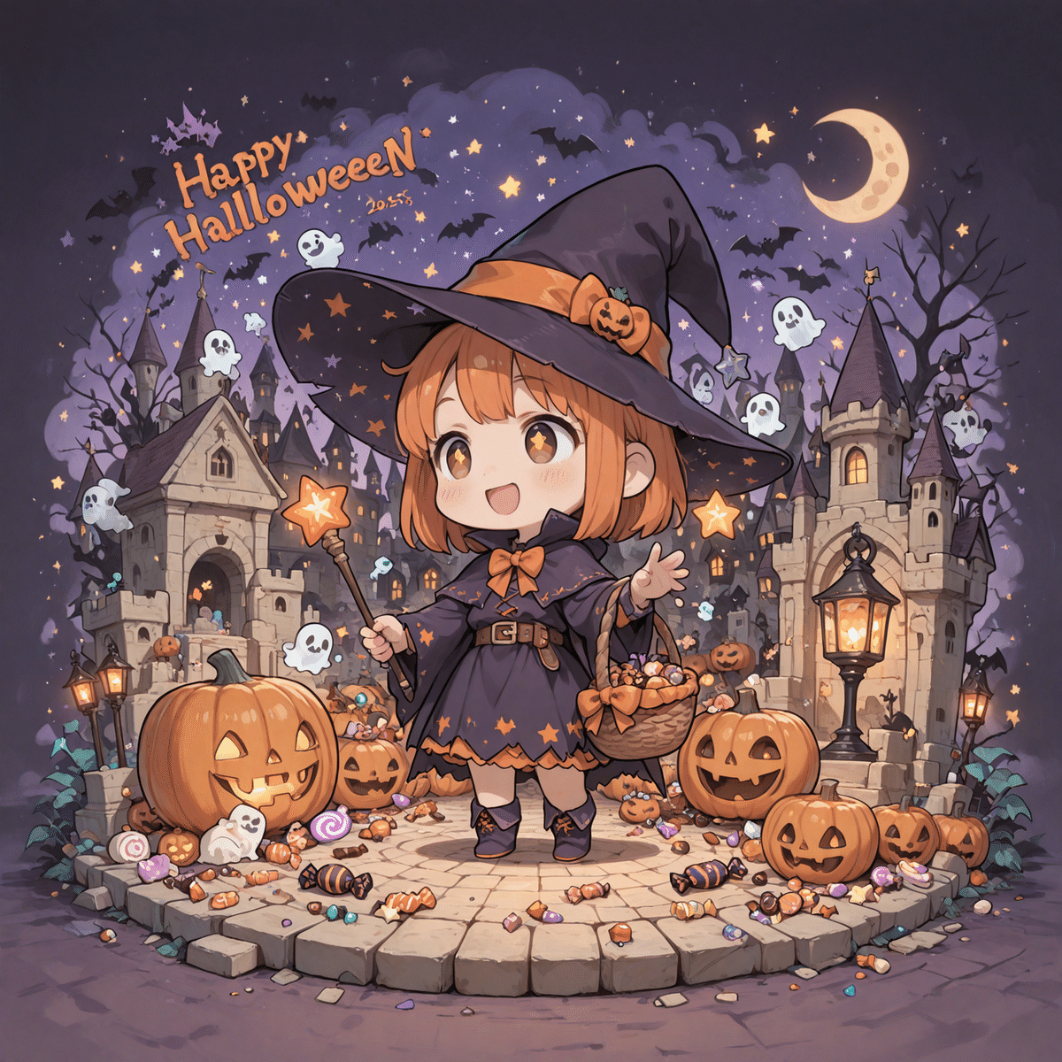 StableDiffusion:つみきさんの手軽にハロウィンで遊ぶ｜Nanashi-nil-null