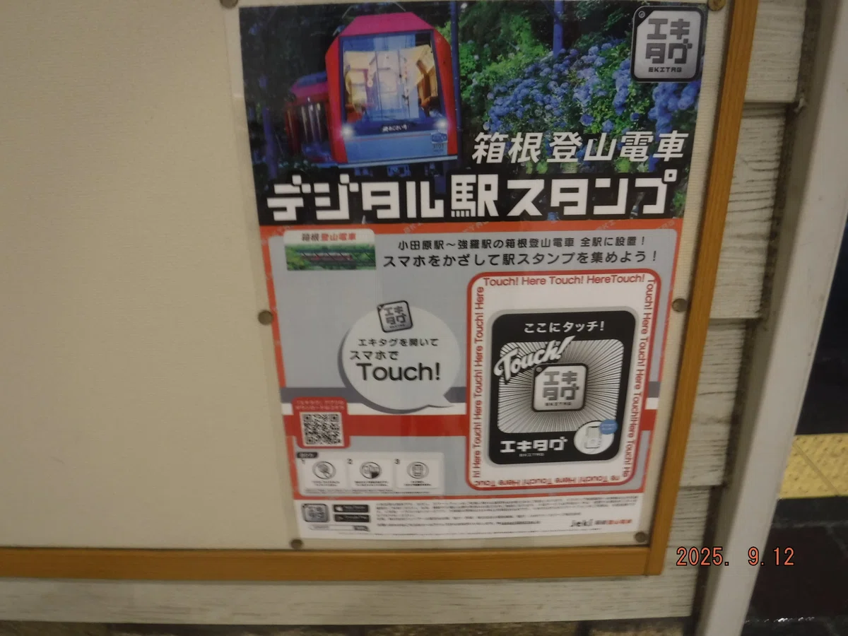 Hakone Tozan Railway Tonosawa Station Eki-Tag Stamp｜toyotaboxy