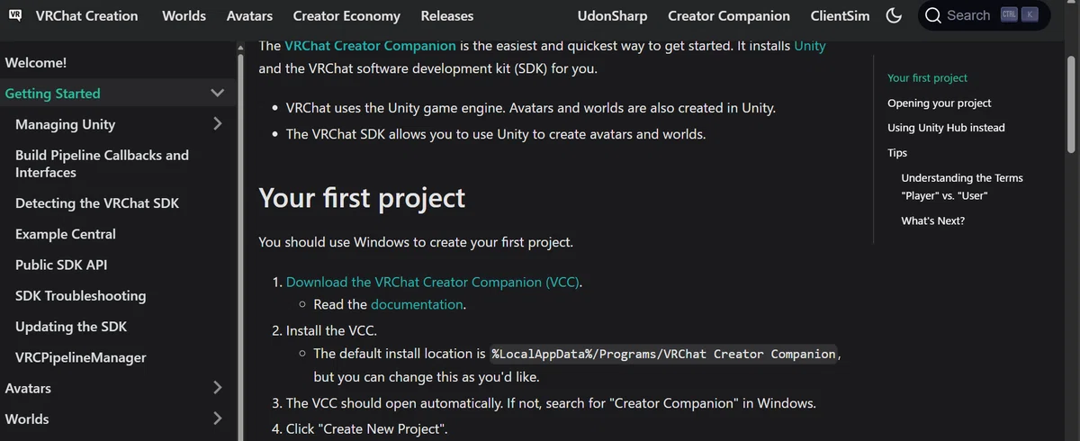【VRChat】VCC 導入法(2025/10/12)｜yurarara