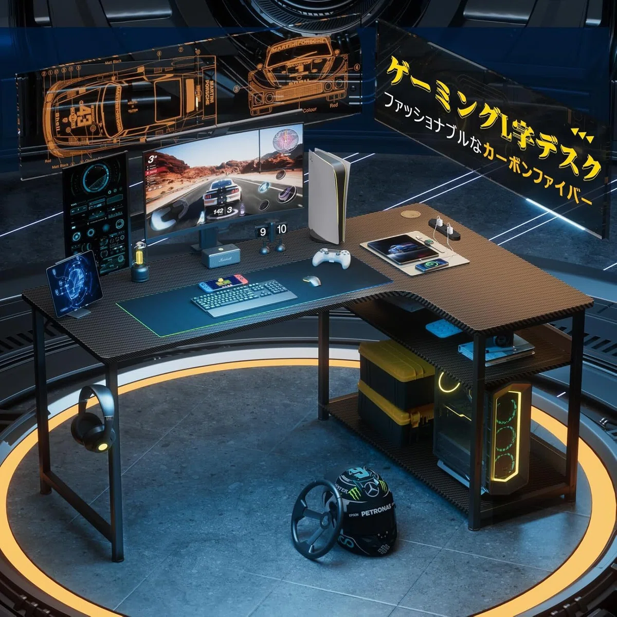 ゲーマー必見！GTRACINGのL字デスクで作業環境が劇的に変わった話｜Amazonレビュー研究所