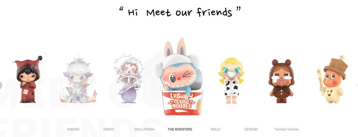 POP MART公式オンラインショップで出会えたものたち｜toto_camera