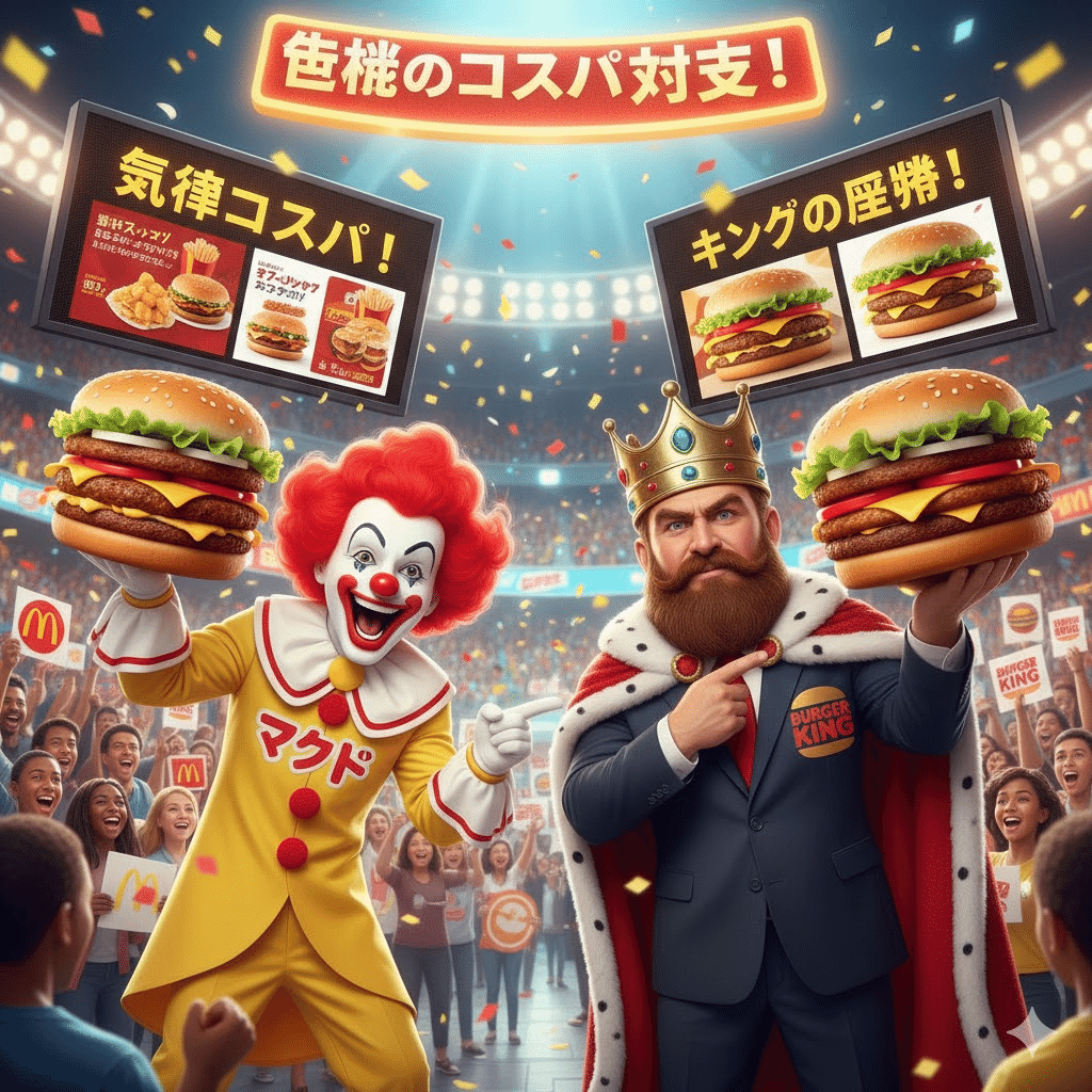 【徹底比較】マクドナルド VS. バーガーキング！あなたの「最高のバーガー体験」はどっち？｜Moca Cameron