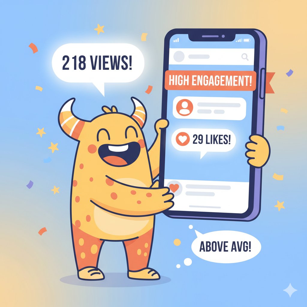 「昨日の記事、218ビューでスキ29！note全体平均より反応率かなり高かった😊」👏｜産業ケアマネ宮城