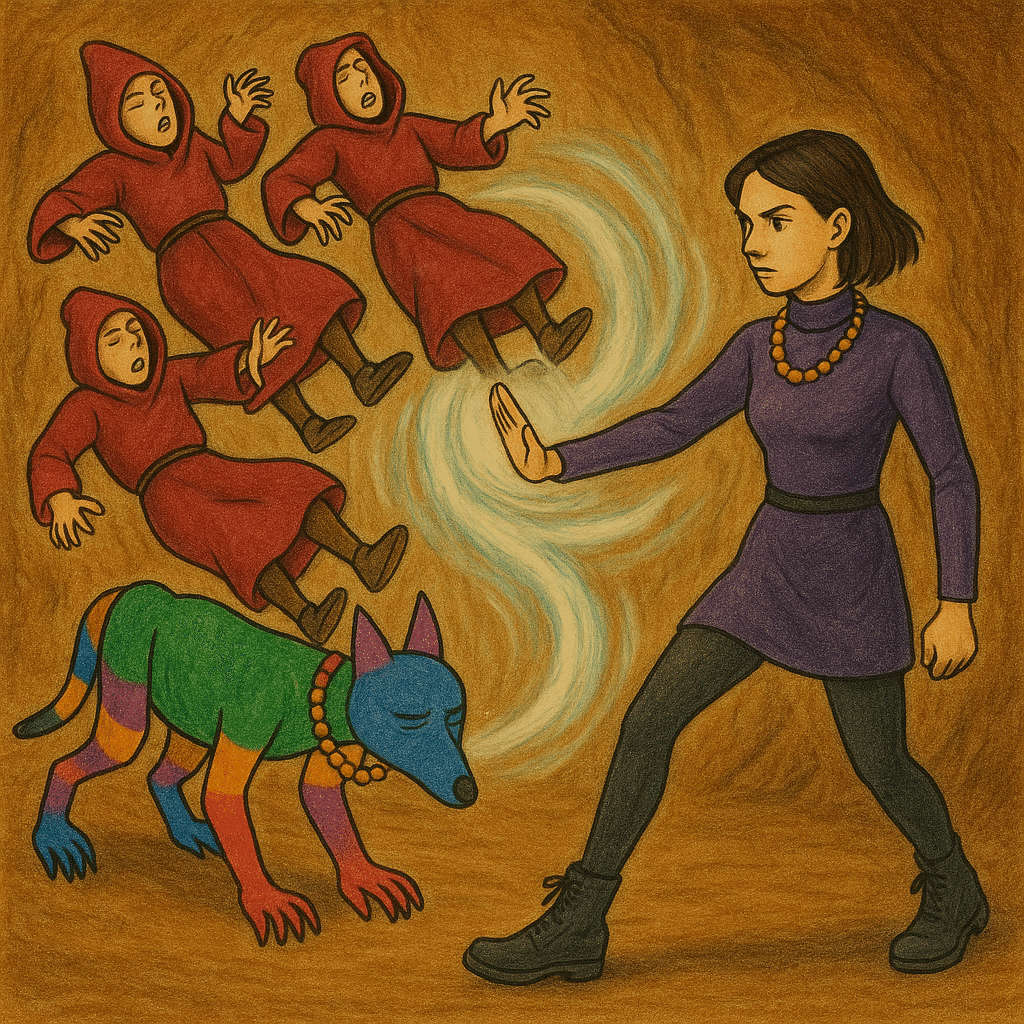 『絵本・白峰アカネの冒険』32.激突｜K_Kameno