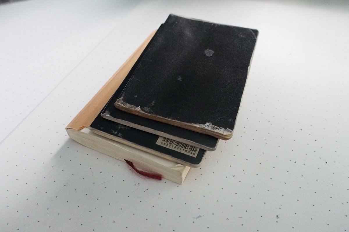 無印良品のパスポートノート（廃盤）｜Yosuke Enomoto