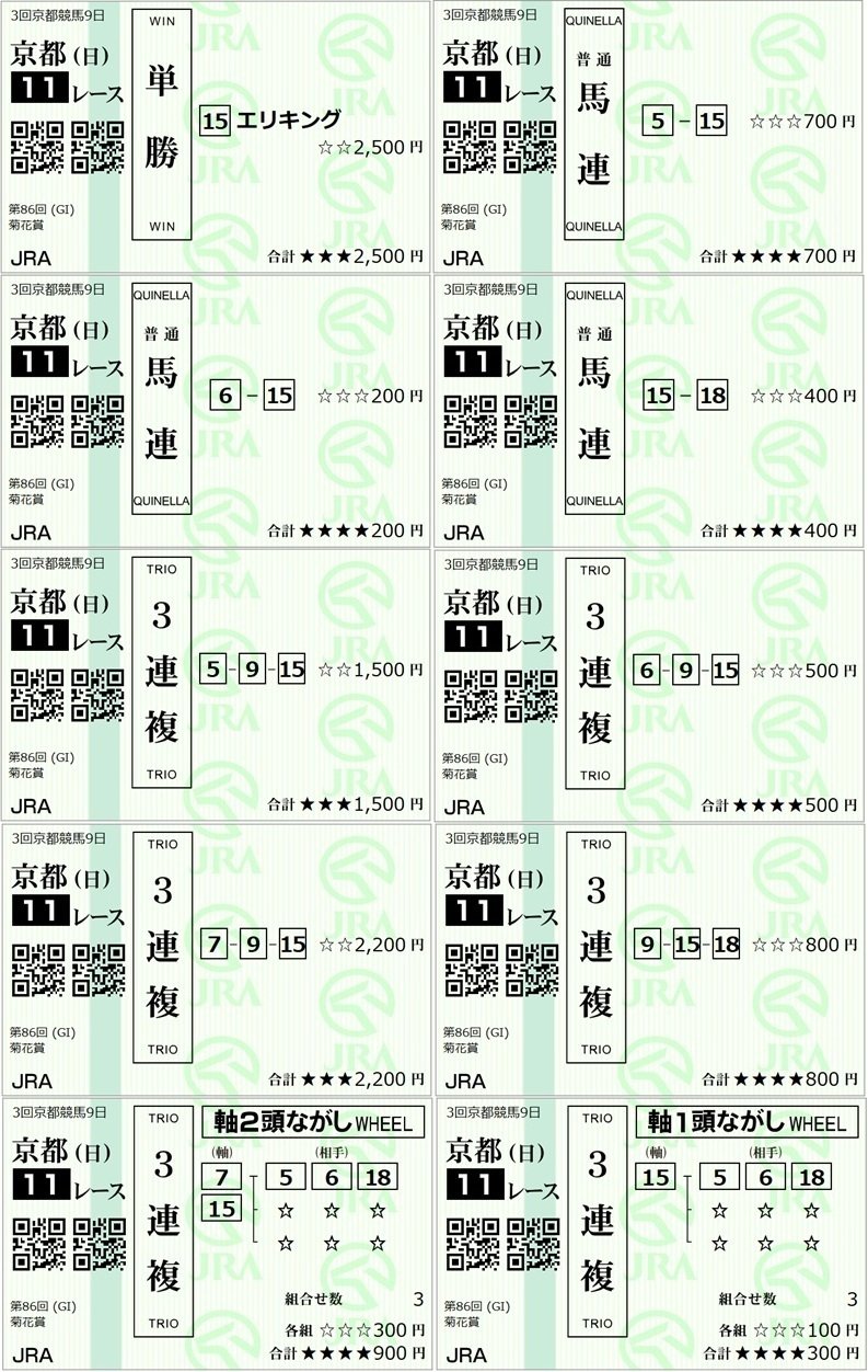 【2025 菊花賞（G1）】～予想篇｜Haya