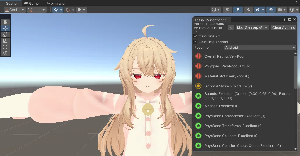 【VRC】Meshia Mesh Simplification備忘録｜つゆふらし