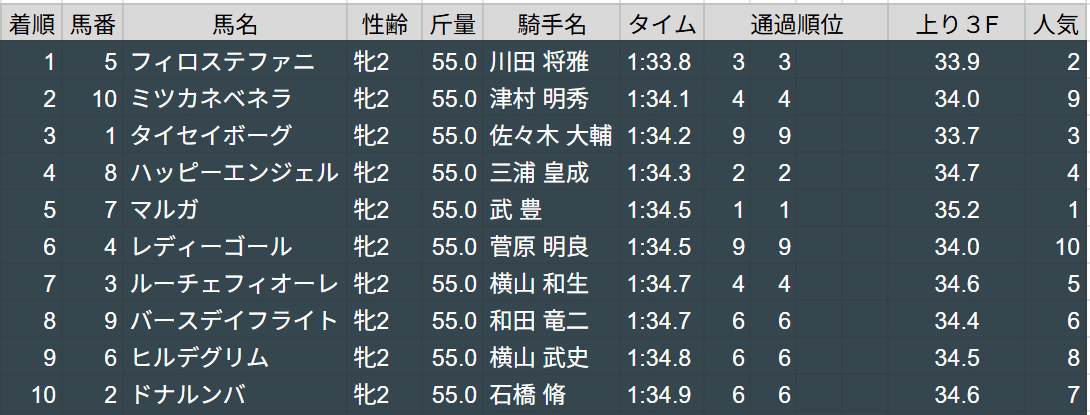 【AI分析】アルテミスS（2025）レース回顧｜VRS18🐴