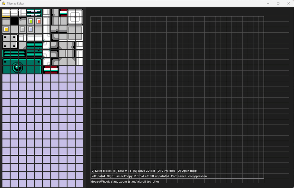 【Pythonツール】2Dステージのエディタ｜y-tetsu