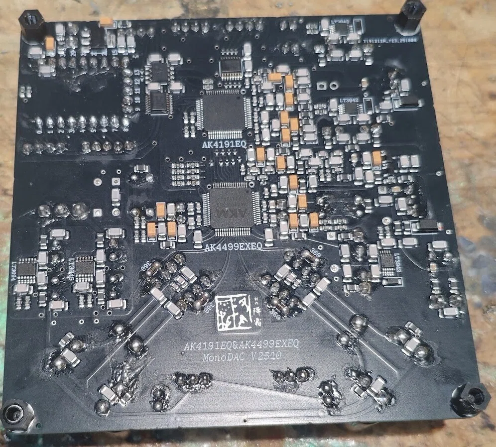 AK4191EQ & AK4499EXEQ_MonoDAC_V2510 Development Log Part 1｜降霜＠burnout