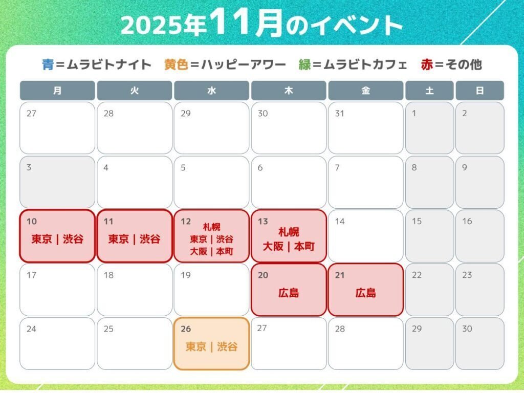 2025年11月開催のbillageのイベント情報｜billage（ビレッジ） -シェアオフィス