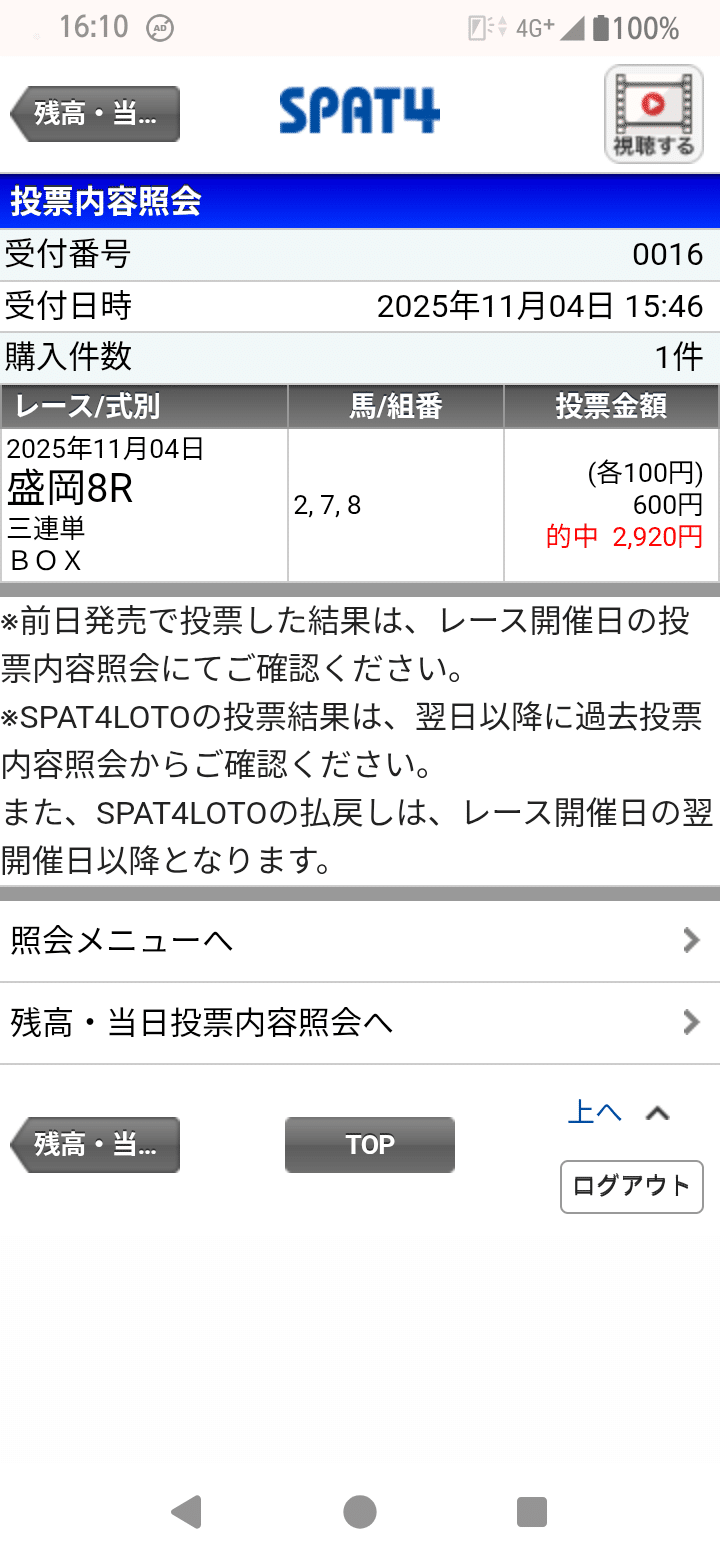 11/4 地方競馬｜ogawasa