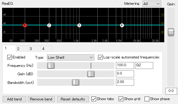 ReaEQからはじめるイコライザーの基礎的な扱い方｜とじーら