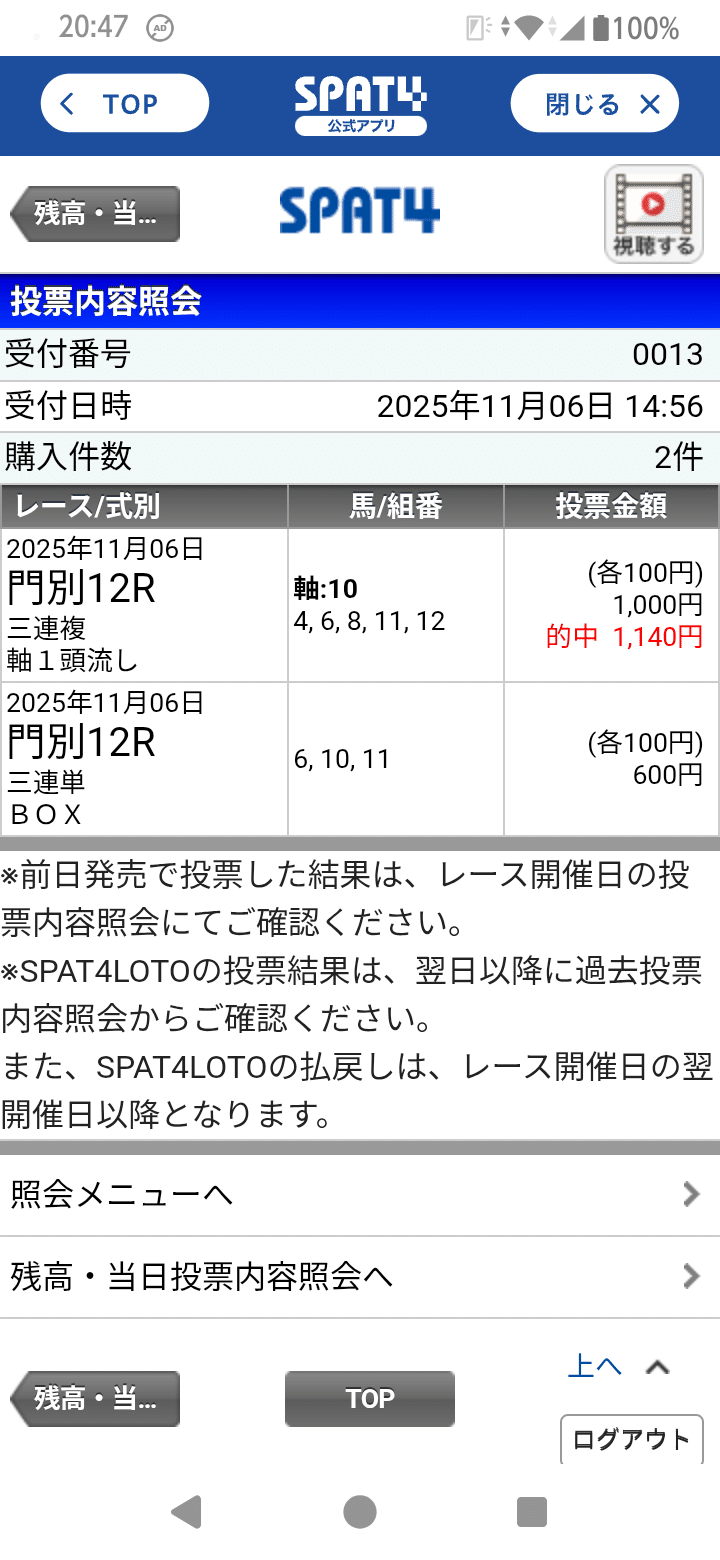 11/6 楠賞、道営記念｜ogawasa
