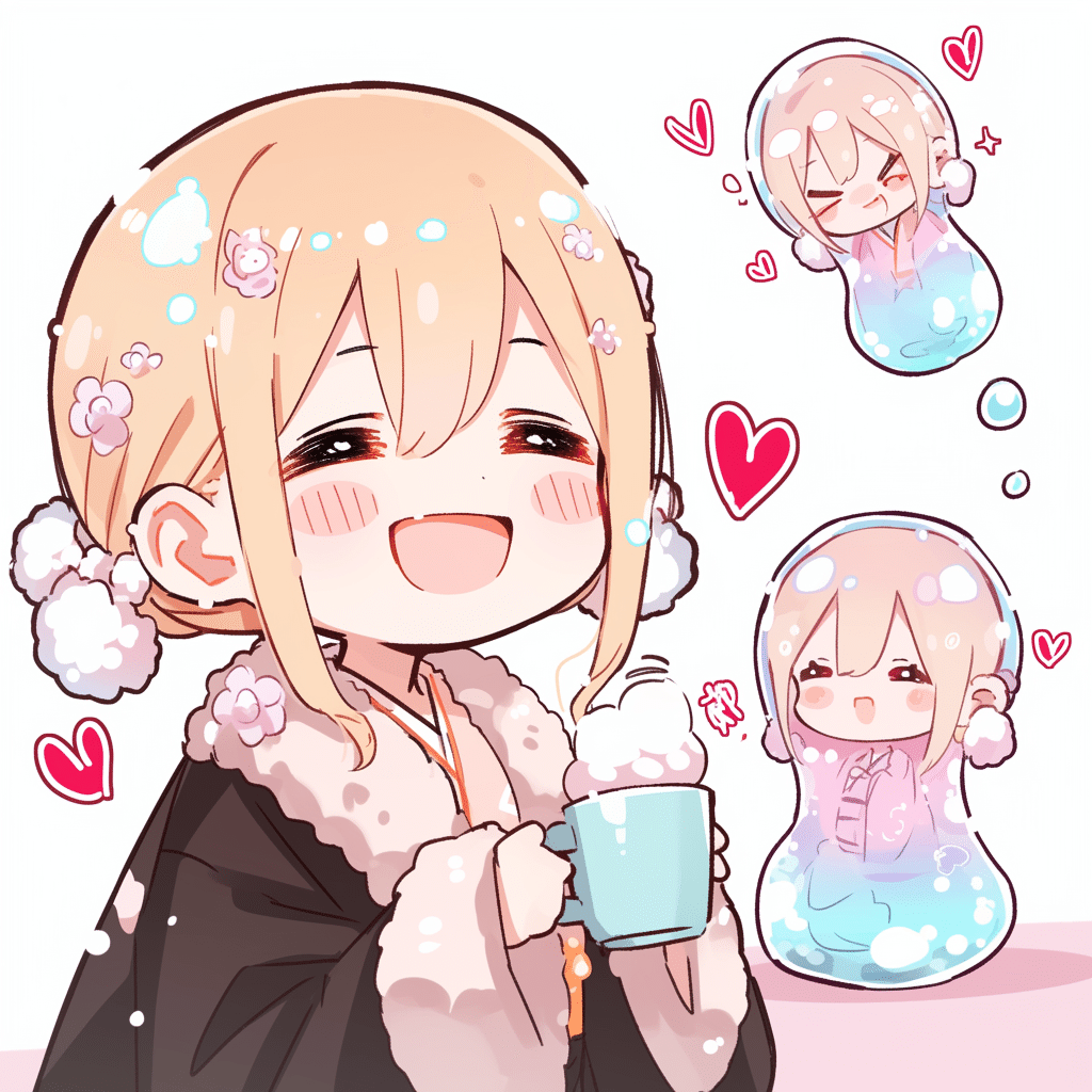 【余白帖 #63】おはよ〜♡その瞬間を待ってる（BGM付）｜スイ🎨Sui_ai_drawing