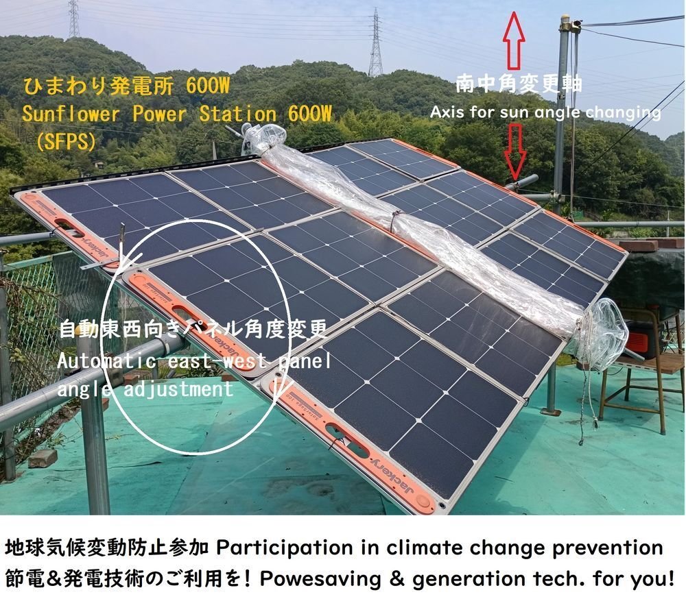 自作できる太陽光追尾発電・蓄電システム DIY Solar Tracking Power Generation and Storage ...