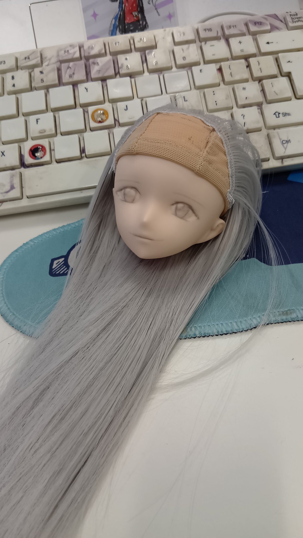 ドールウィッグの作り方 ネットとウェフト編｜edward.debit.doll