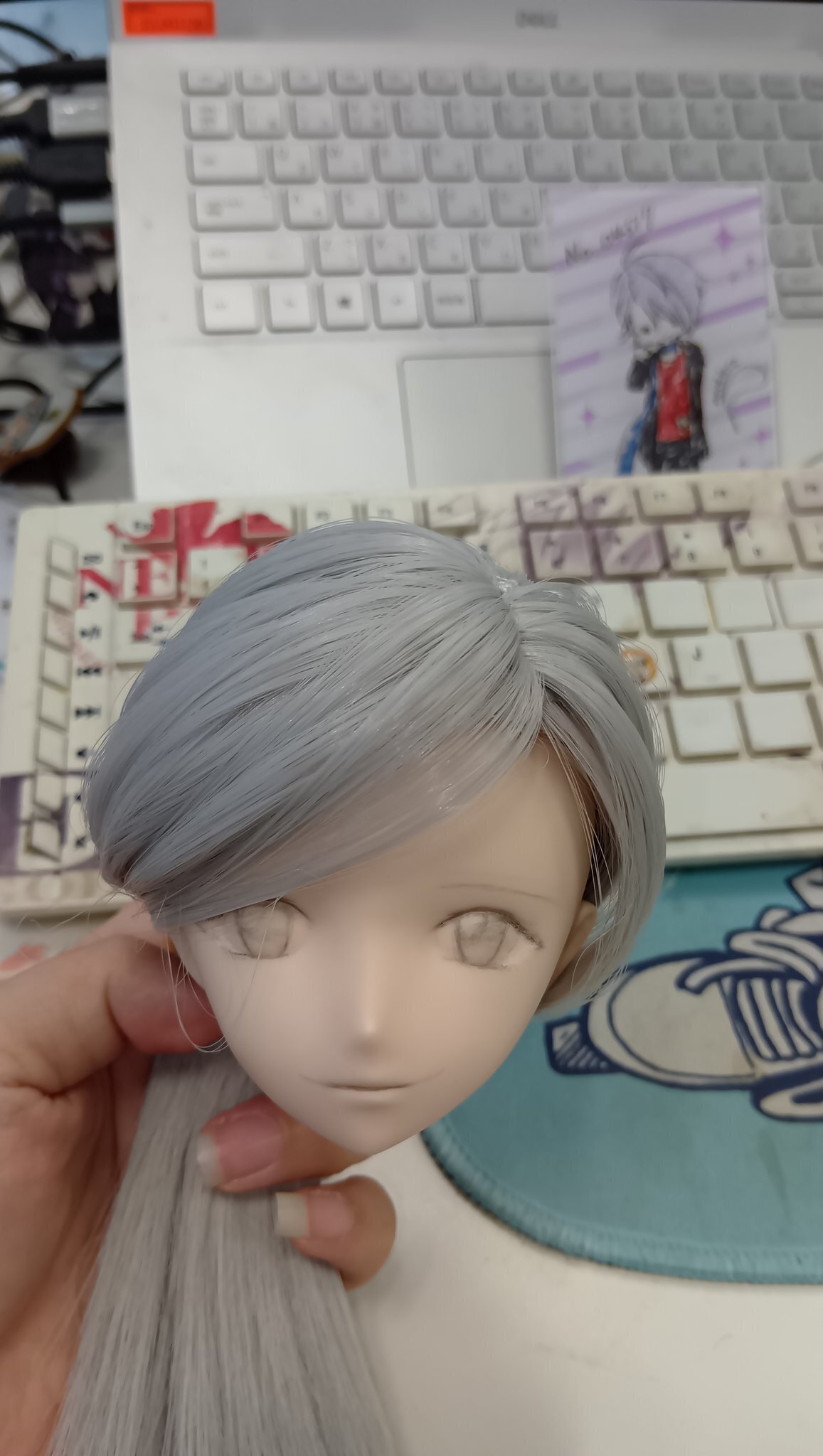 ドールウィッグの作り方 ネットとウェフト編｜edward.debit.doll