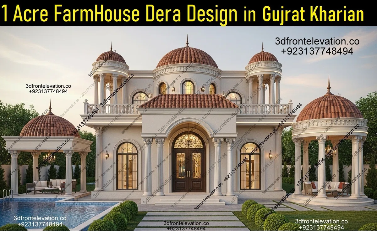 Architectural Grandeur Redefined – Two Classical Dera Farmhouse Design ...