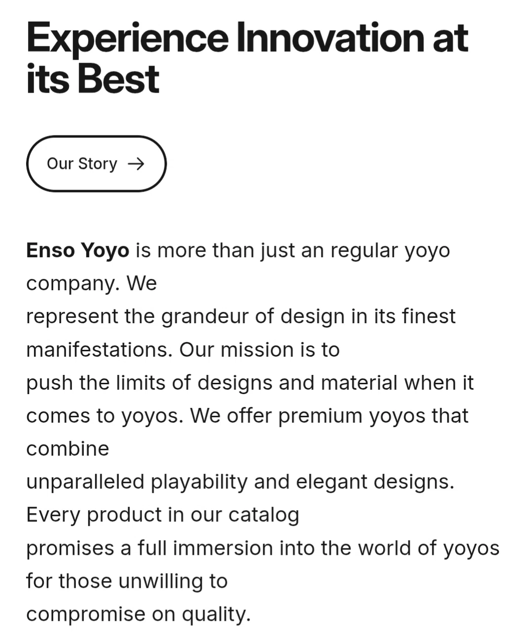 enso yoyoのとんでもない素材｜ヨーヨーセレクトショップ【es】