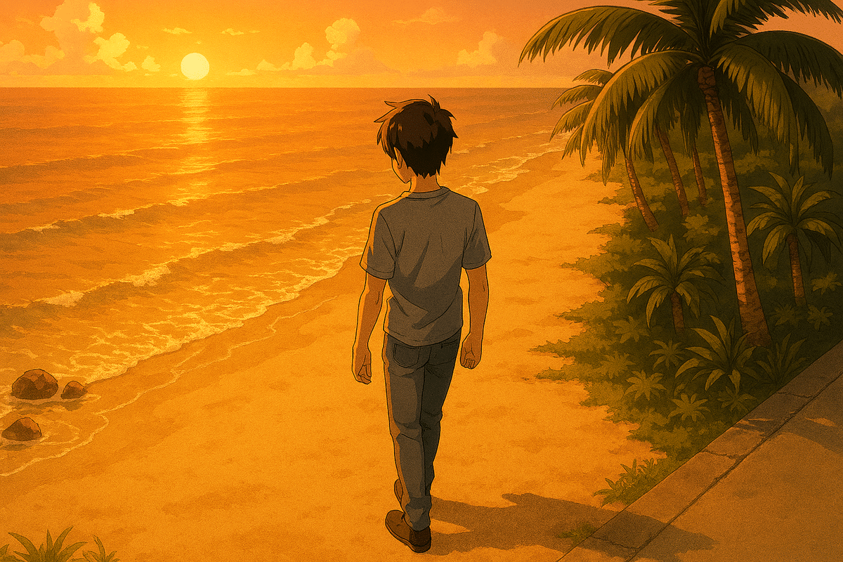 【画像生成AI入門】#46 「黄昏」の光と影が主題を劇的に変える｜デジさしみ | IT現場の効率家