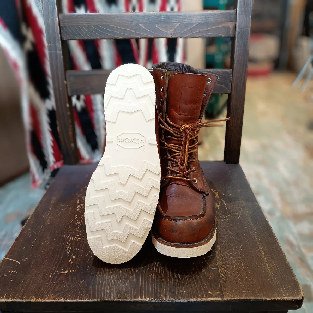 【Resole/ソールカスタム】Red Wing#877+vibram#4014｜CREA Repair & Handcrafts/roca